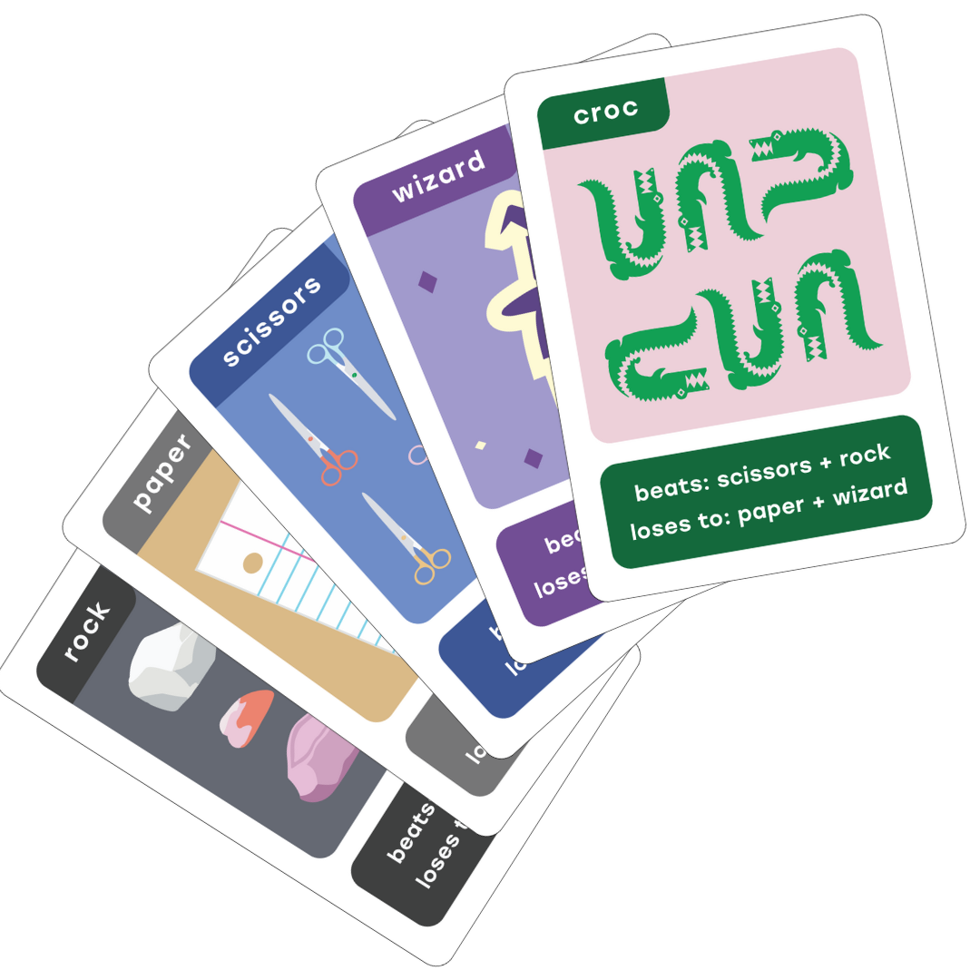Official Site of the Rock Paper Scissors Wizard Croc Card Game – Ready ...