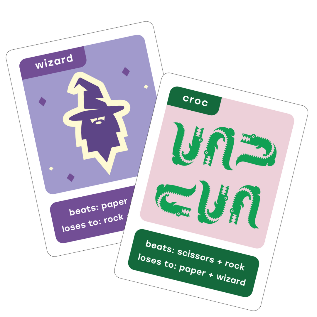 Official Site of the Rock Paper Scissors Wizard Croc Card Game – Ready ...